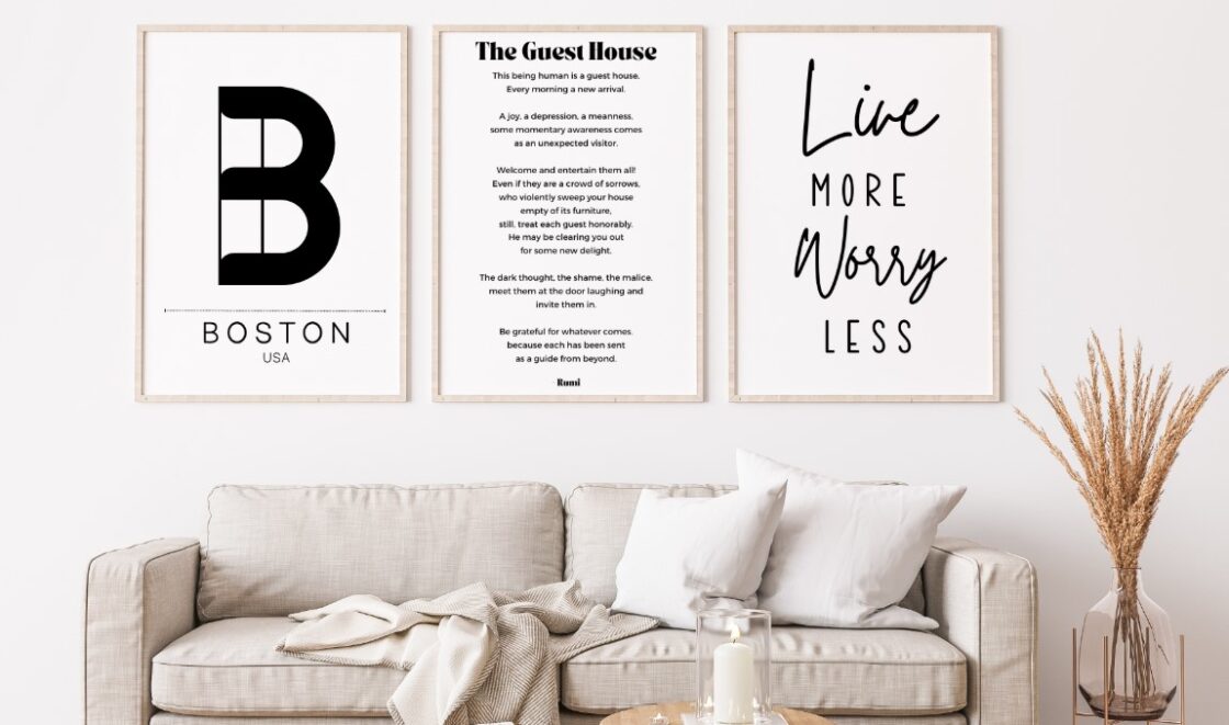 The Psychology of Typography Prints and How They Influence Mood at Home ...